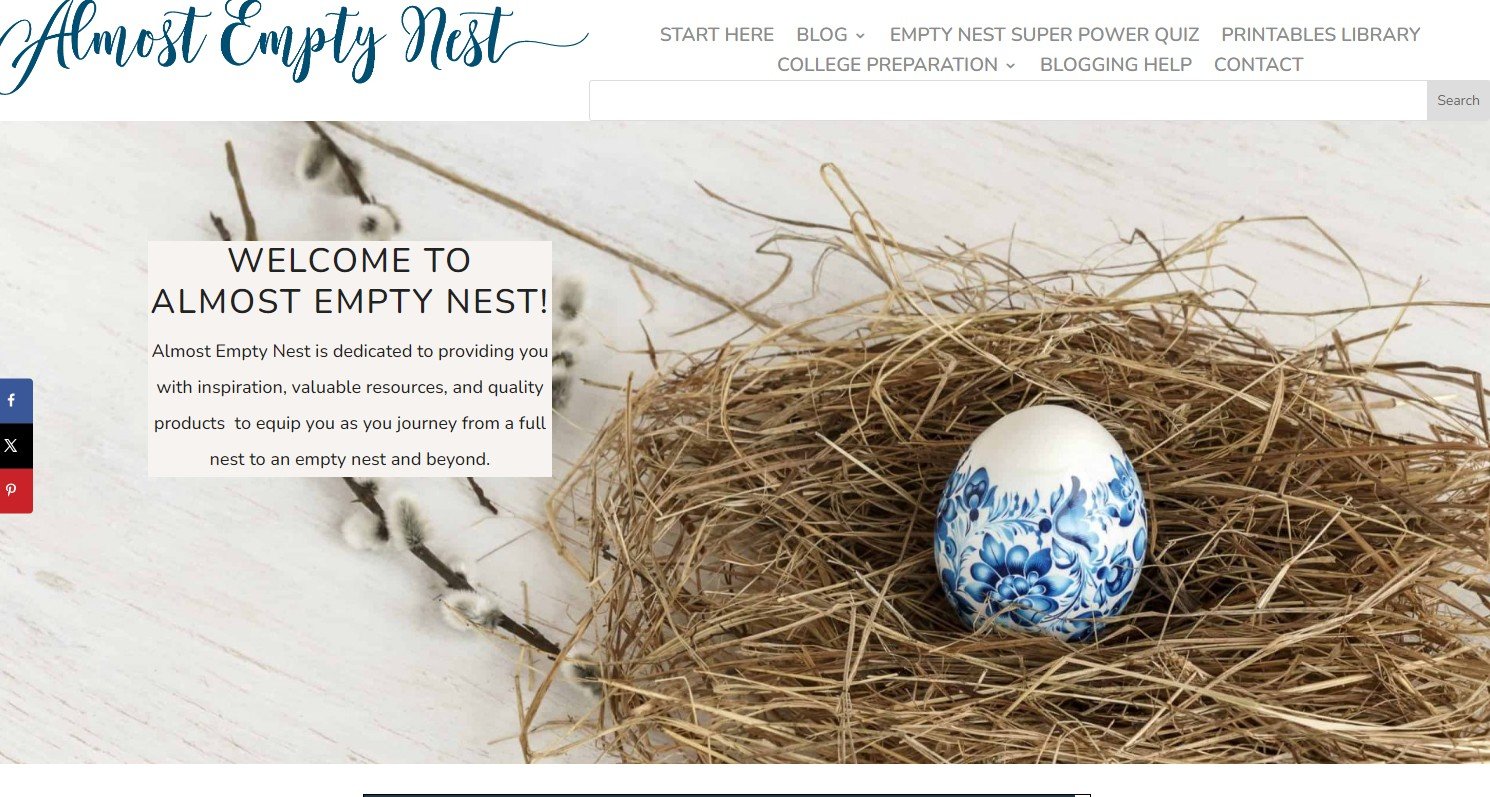 10 Empty Nest Blogs that Celebrate the Next Chapter of Life | Life Unfettered